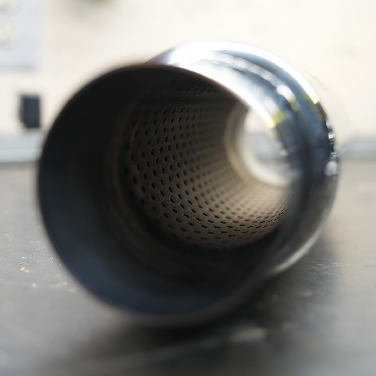 "SPEEDY SNAP" - 9" Polished Stainless Steel Muffler / Resonator ...