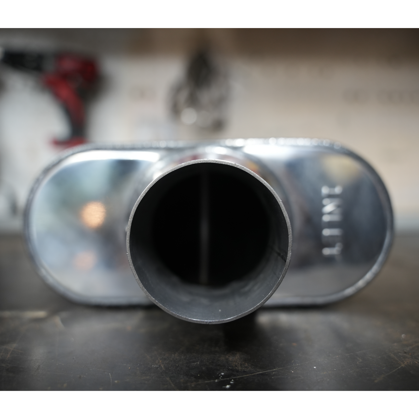 "SPEEDY 10" Polished Stainless Steel Single-Chamber Muffler – Speedy's ...